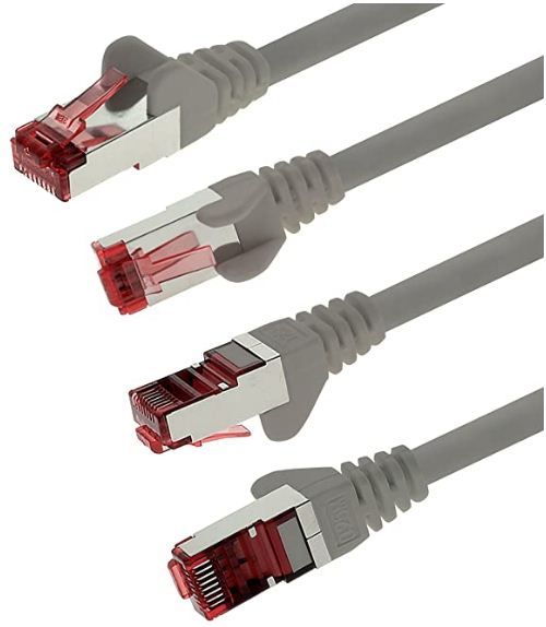 CABLE RESEAU FTP CAT.6 Blindé (10/100/1000) * 50M GRIS [240500] – LA ...