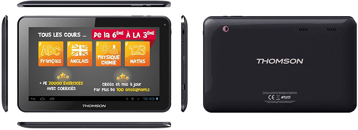 THOMSON Tablette 10 » Educative 1GO dE RAM -8GO DE STOCKAGE – LA BOUTIK ...